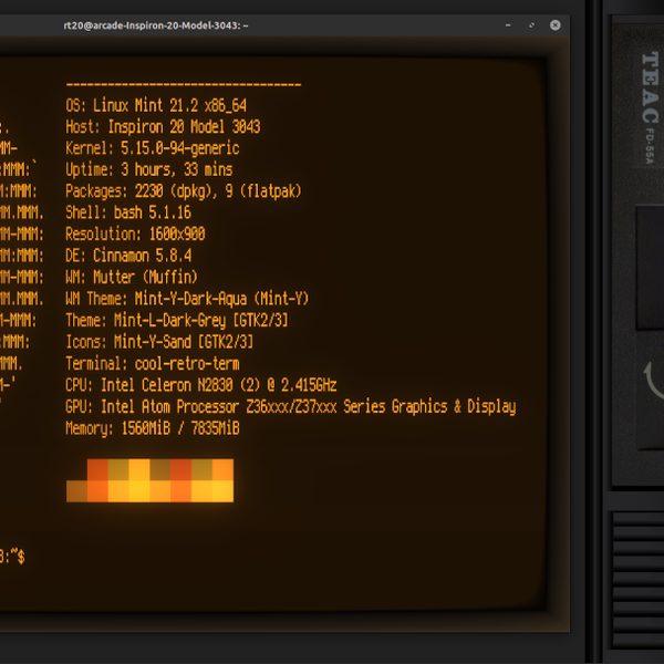 Retro Terminal Control Panel for Bartop Arcade Cab | Hackaday.io