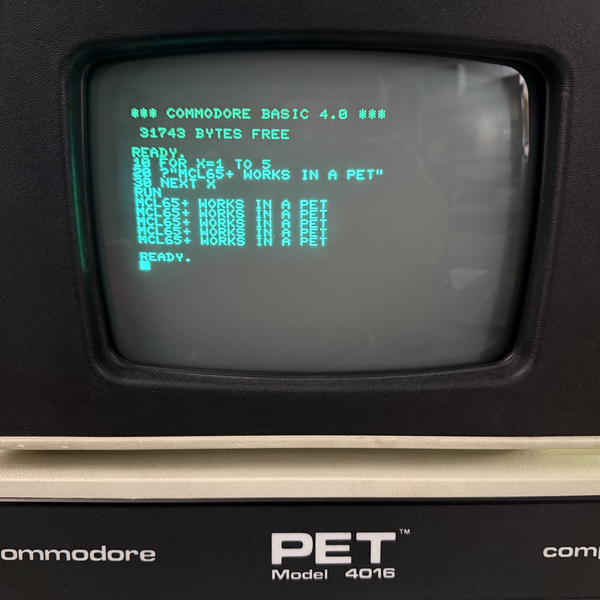 World S Fastest Commodore Pet Using The Mcl65 Hackaday Io