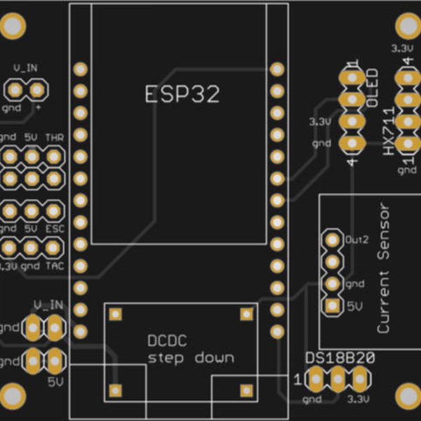 RC motor + propeller test bench | Hackaday.io