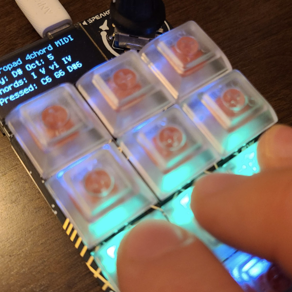Macropad 4chord MIDI | Hackaday.io