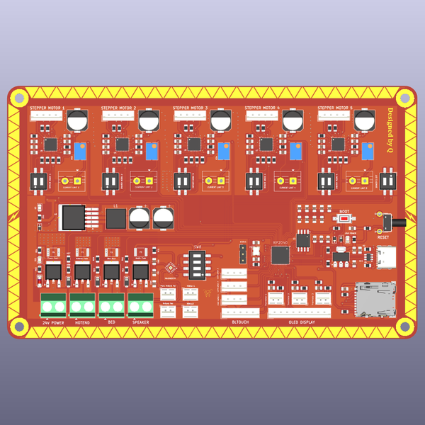 3D printer motherboard using RP2040 | Hackaday.io