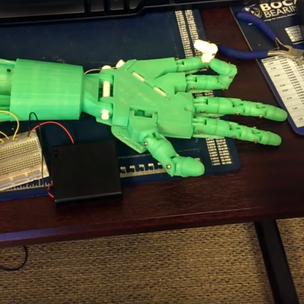 Wirelessly Controlled 3D Printed Hand | Hackaday.io