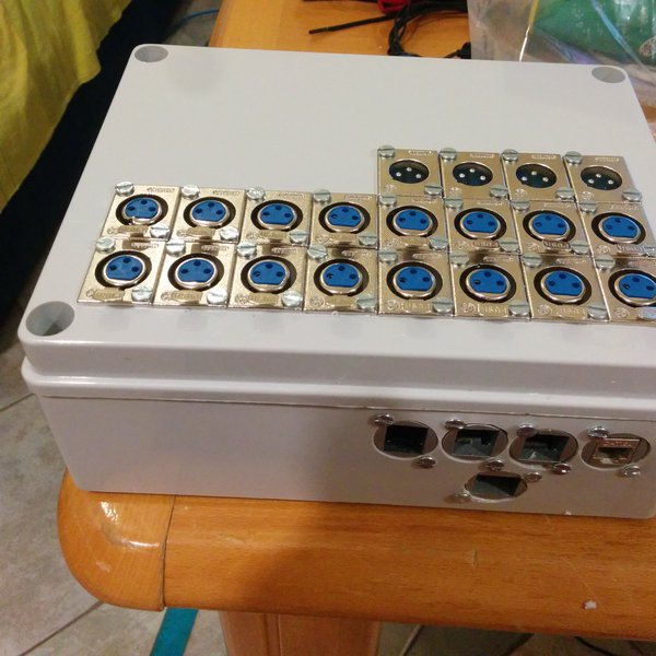 Passive Ethernet XLR Wall Box | Hackaday.io