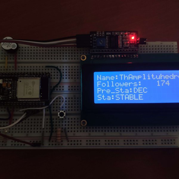 Twitter Follower Notifier | Hackaday.io