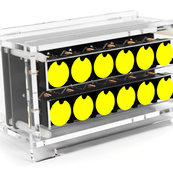 Flip-disc Binary Clock | Hackaday.io