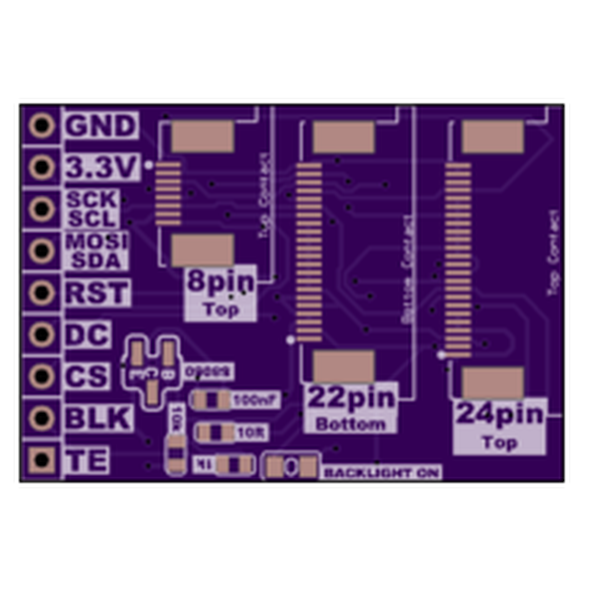 Universal IPS Display Breakout Board | Hackaday.io
