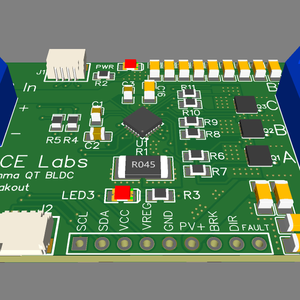 I2C Controlled, FOC capable BLDC controller | Hackaday.io