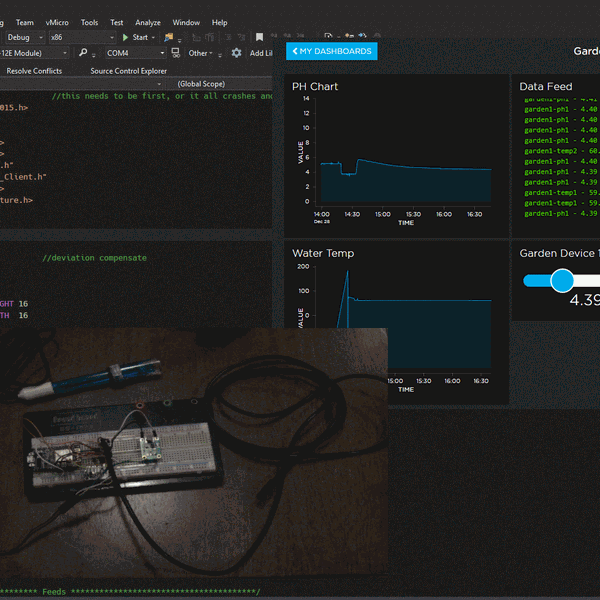 PH & Temperature Sensor to monitoring Hydroponics | Hackaday.io