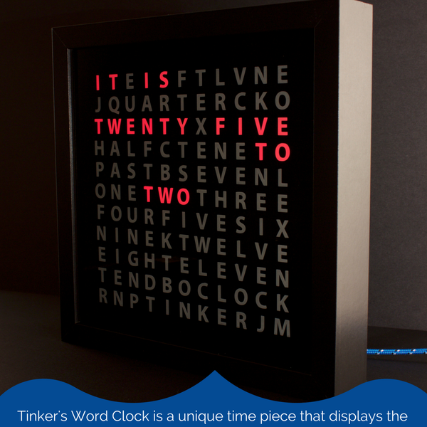 Word Clock - Matrix Photon | Hackaday.io