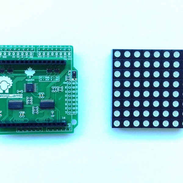 ColorMatrix - A 8x8 RGB LED Matrix for STM32 Maple | Hackaday.io