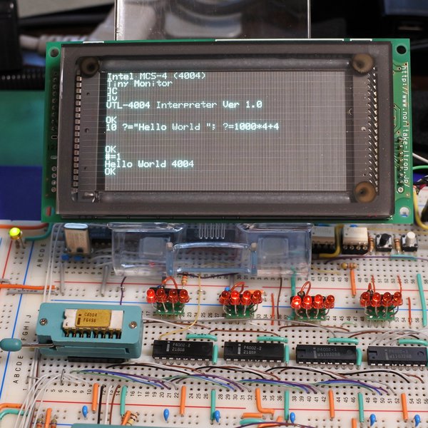 Intel 4004 Homebrew Computer | Hackaday.io