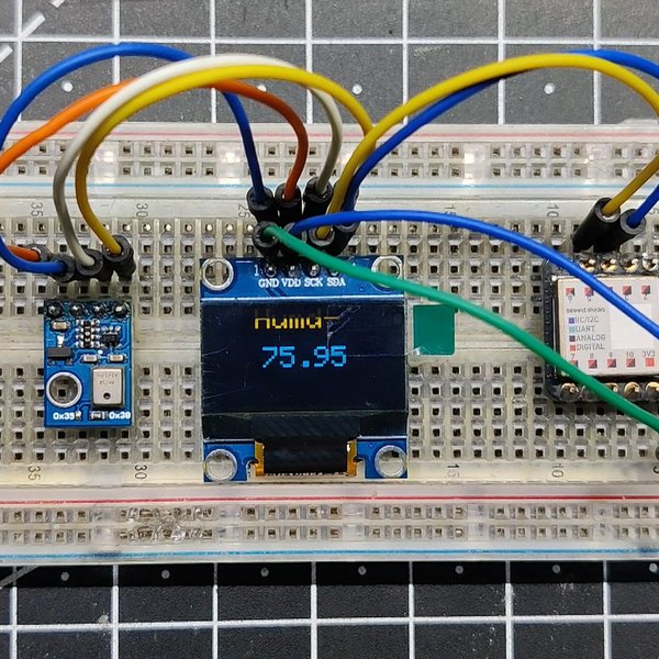 Live TEMP Meter with XIAO and AHT10 | Hackaday.io
