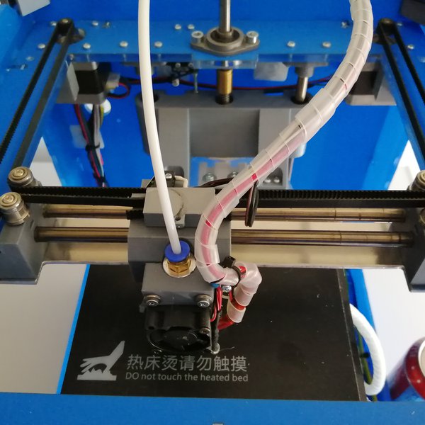 Cube 3d printer H-bot blue | Hackaday.io