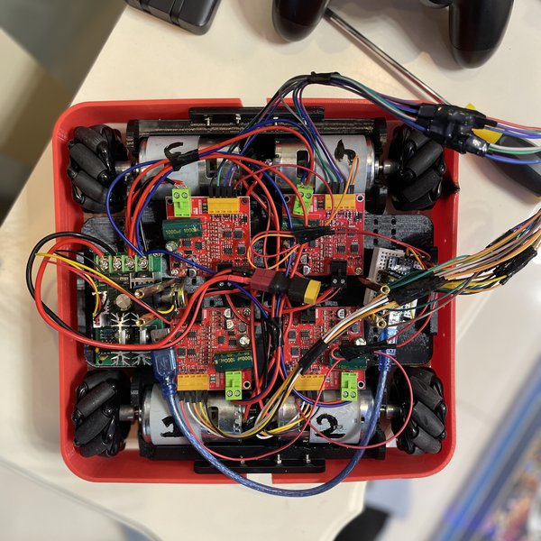 Mecanum-wheeled robot | Hackaday.io