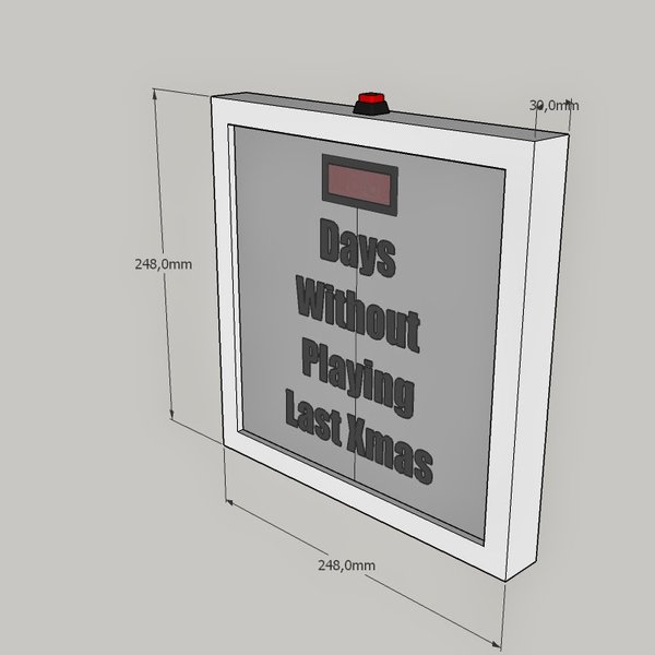 Annoying Last Xmas Picture Frame | Hackaday.io