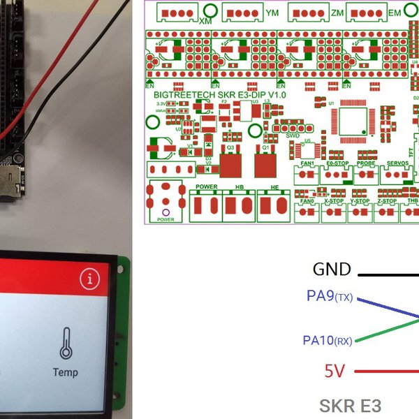 OctoPi uart 800*480 capacitive lcd for printer | Hackaday.io