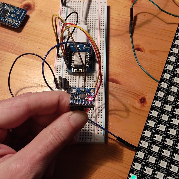 A led matrix of interactive pixels | Hackaday.io