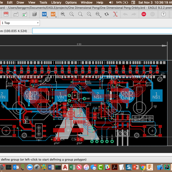 One Dimensional Pong | Hackaday.io