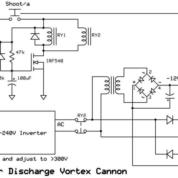 Vortex cannon using capacitor discharge | Hackaday.io