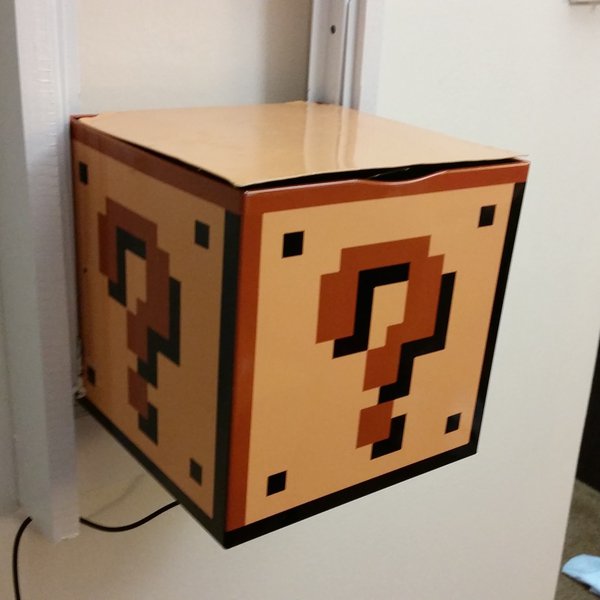 Interactive Mario Mushroom Block | Hackaday.io