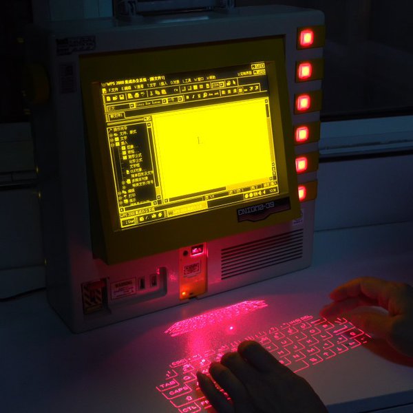 Electroluminescent portable retro computer | Hackaday.io