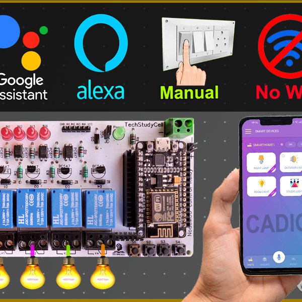 NodeMCU Home Automation Project With Cadio | Hackaday.io NodeMCU Home Automation Project With Cadio | Hackaday.io