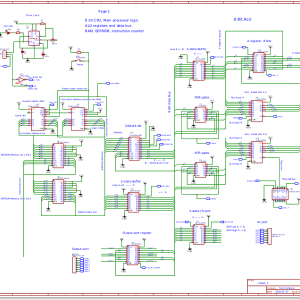 The simplest 8-bit RISC CPU | Hackaday.io