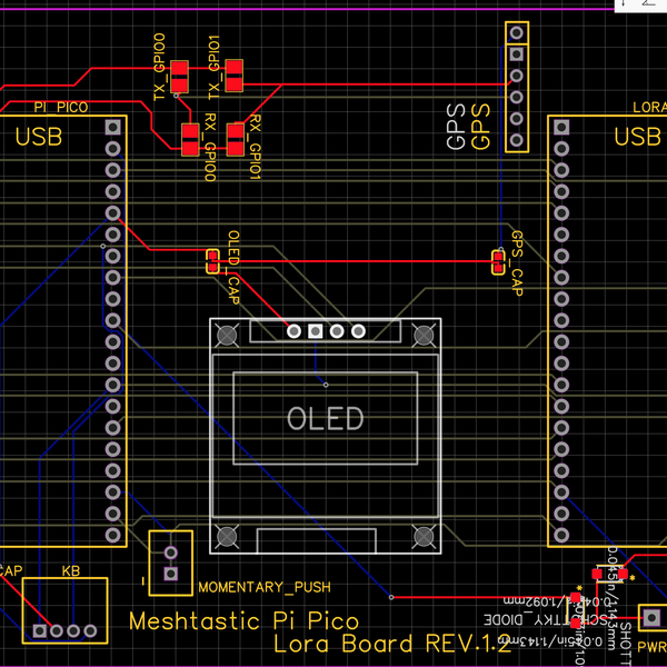 Raspberry Pi Pico Meshtastic Lora