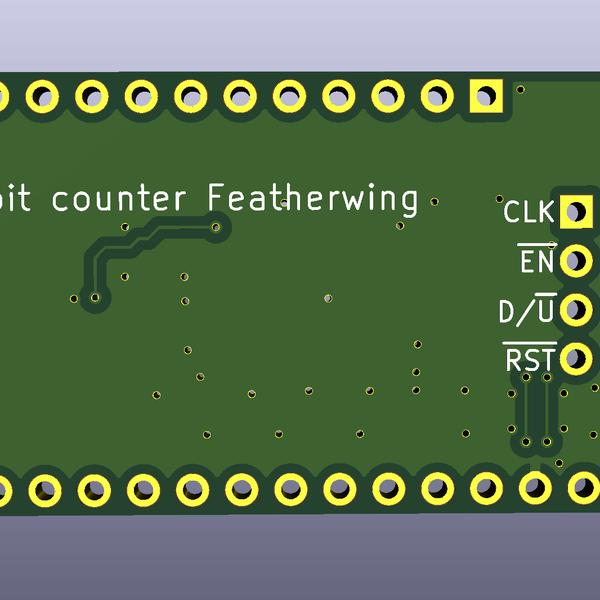 8-bit Counter Featherwing | Hackaday.io