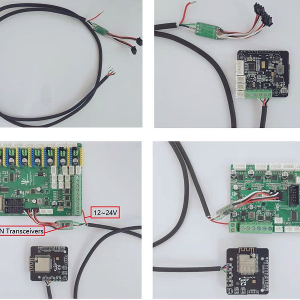 CAN bus Reduce the wires of your 3D printers | Hackaday.io