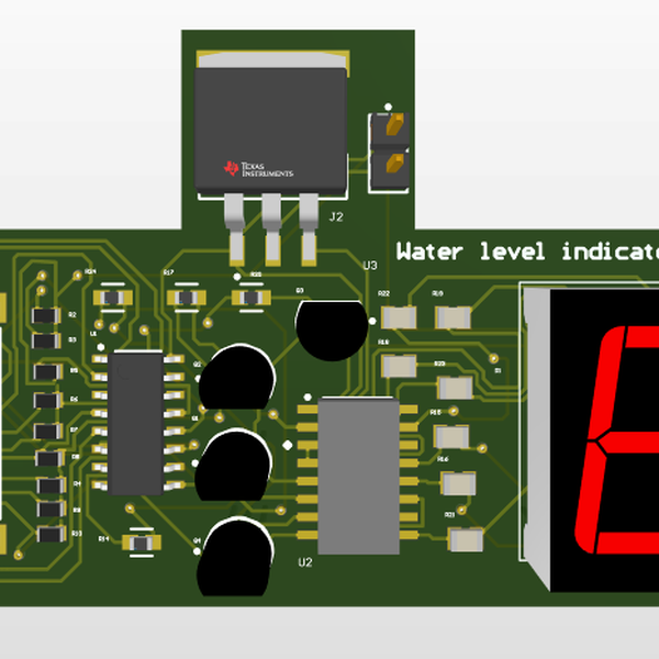 Water Level Indicator PCB Design Board | Hackaday.io