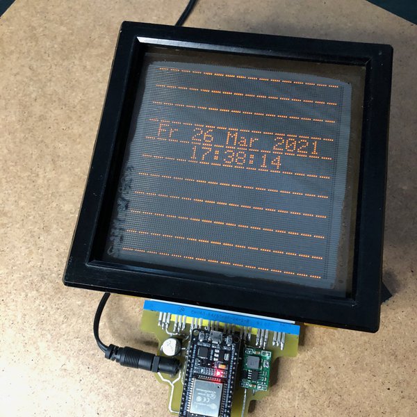 MC6205/MS6205 | ESP32 Weatherstation, NTP Clock | Hackaday.io