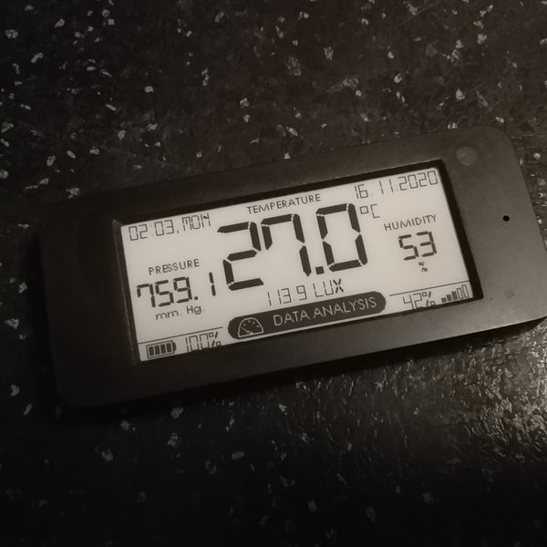 Mini weather station Efekta with e-paper display | Hackaday.io