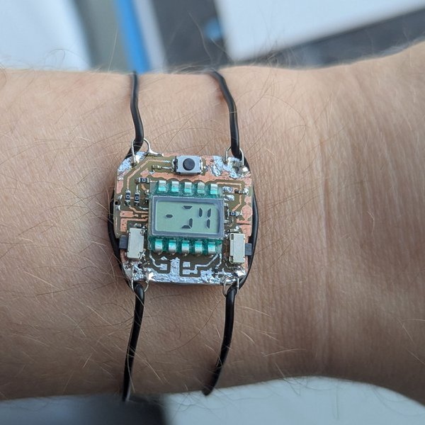 Binary Seven-Segment Wristwatch | Hackaday.io