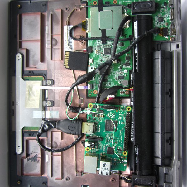 $100 Raspberry Pi 2 laptop using a lapdock | Hackaday.io
