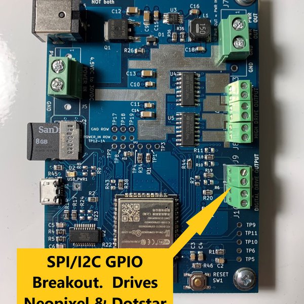 ESP32 LED & Motor Driver | Hackaday.io