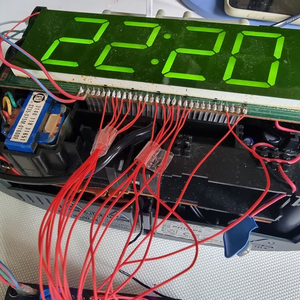 Upcycling Old Clock with NTP | Hackaday.io