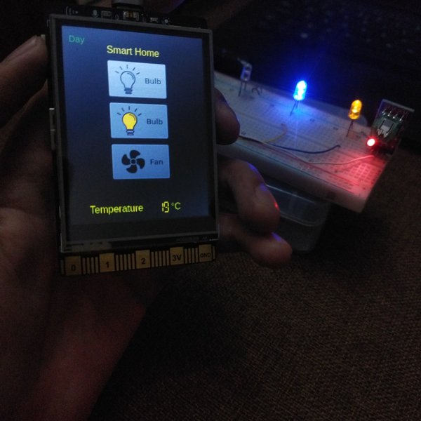 DIY Smart Home Using Unihiker and NodeMcu | Hackaday.io