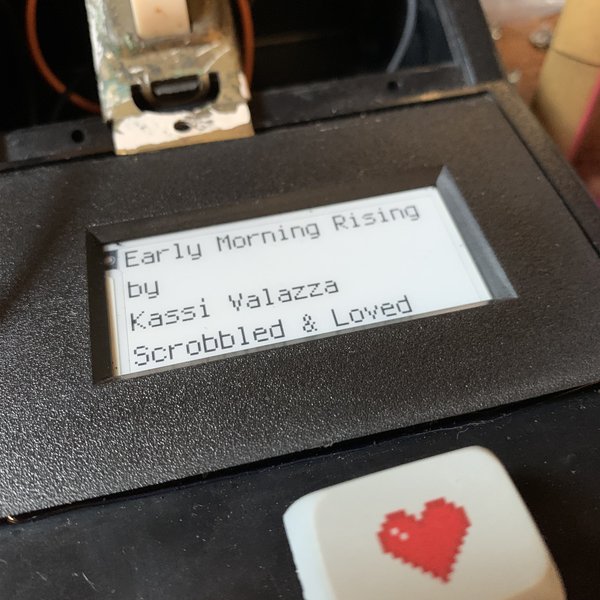 Scrobble Box | Hackaday.io