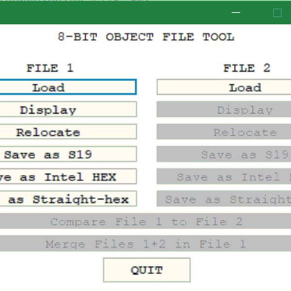 8-bit Object File Tool | Hackaday.io
