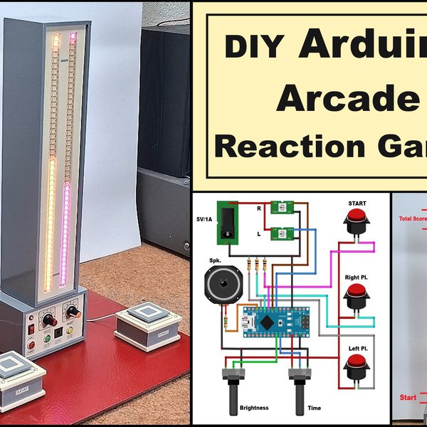 Ultimate 2-Player Reaction Timer with WS2812B LED | Hackaday.io