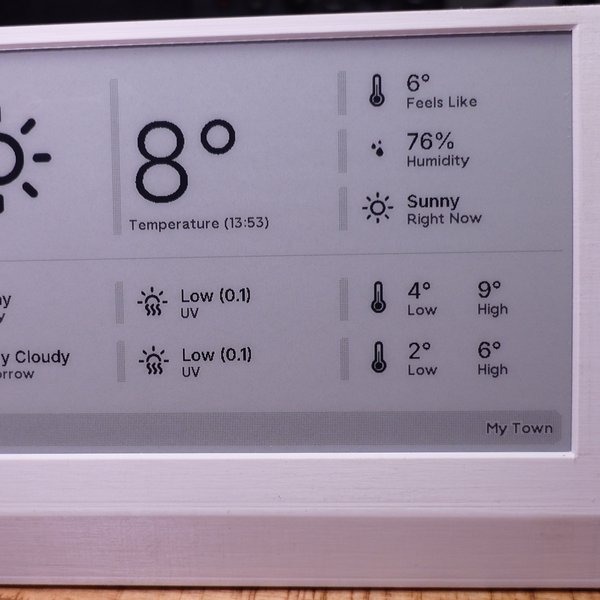 Build Your Own Ultra-Low-Power E-Ink Dashboard | Hackaday.io