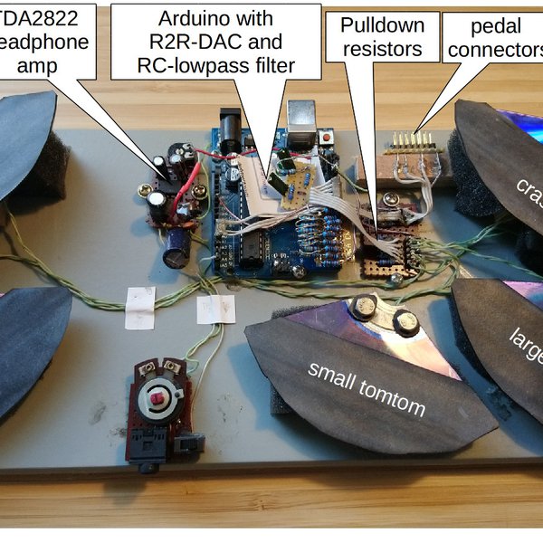An Arduino based standalone drum kit | Hackaday.io