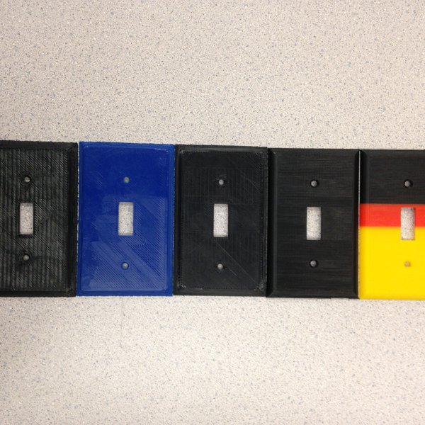 3D printed light switch cover | Hackaday.io