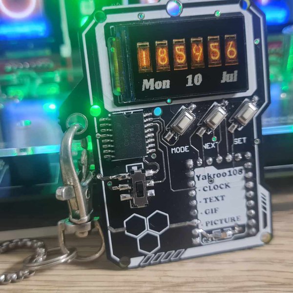 Neck watch PICO (cyberpunk) | Hackaday.io