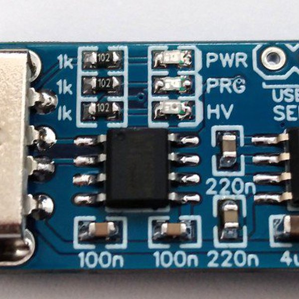 Design ATtiny1604 UPDI HV Programmer | Hackaday.io