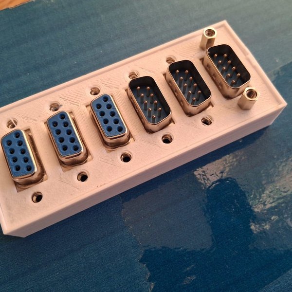 SA 3D printed box for D-Sub 9 connectors | Hackaday.io