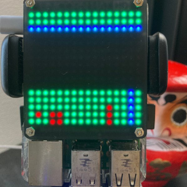 Server status visualizer on LED matrix | Hackaday.io