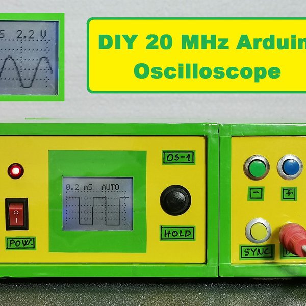 DIY simple 20 kHz Arduino Oscilloscope | Hackaday.io