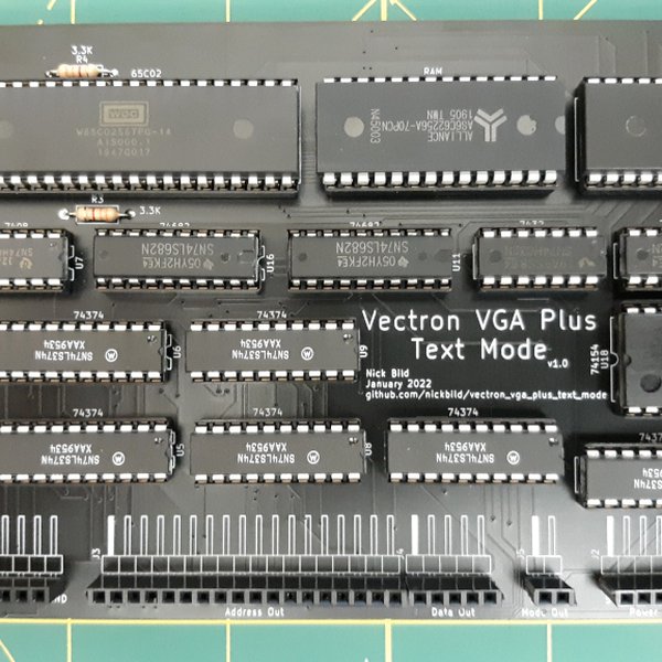 Vectron VGA Plus Text Mode | Hackaday.io
